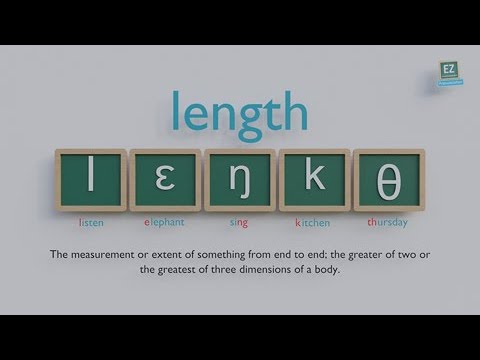 How to pronounce length ?