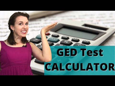 GED Math: Part 1 - How to use the CALCULATOR for the Test