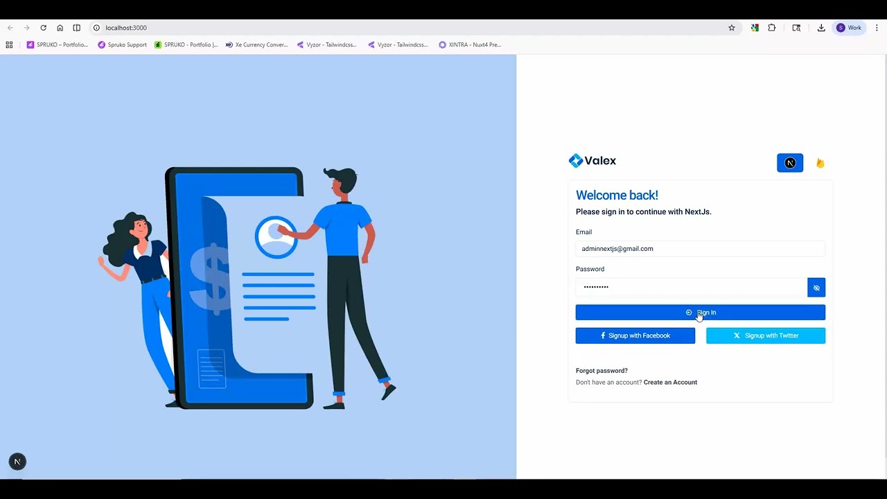 Valex – Nextjs PageRouter TypeScript Admin & Dashboard Template | Installation Guide