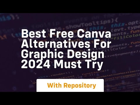 Best free canva alternatives for graphic design 2024 must try