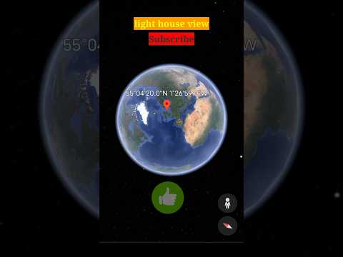 light house and sea view on Google earth streams π₯π±π€― #gooleearth #shorts