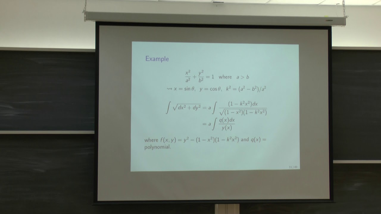 P. Griffiths. What is complex algebraic geometry? – I