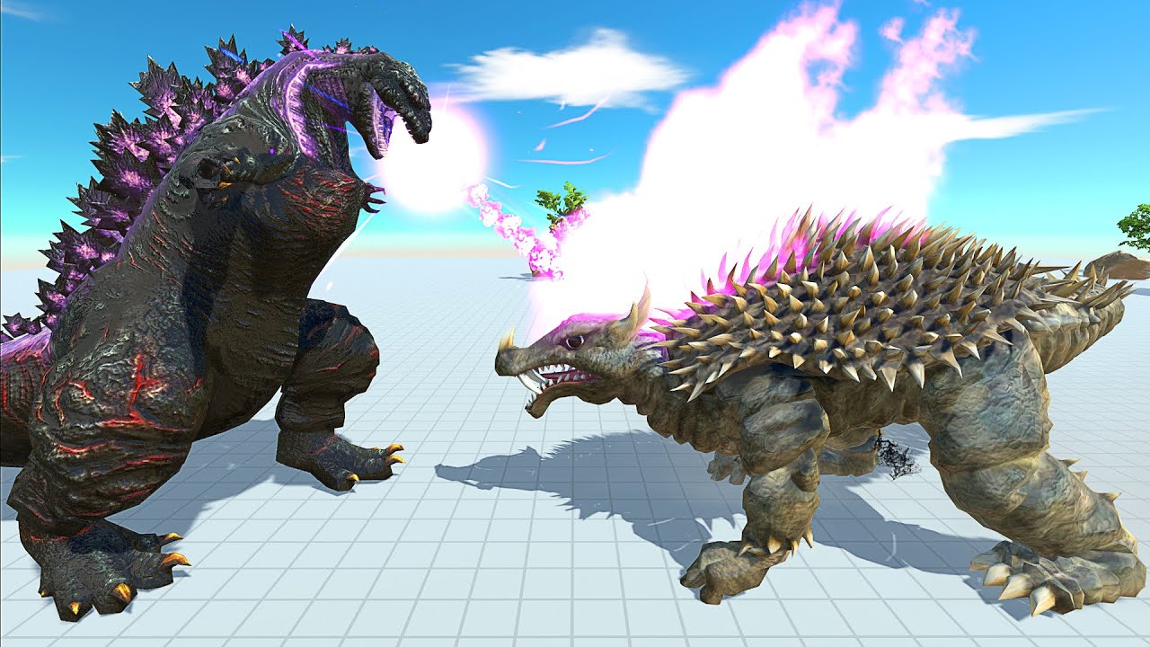 Shin Godzilla vs Anguirus - Animal Revolt Battle Simulator