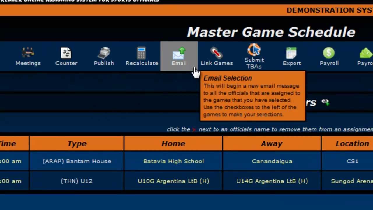 Master Schedule Overview - HorizonWebRef.com