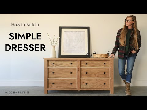How to Build a Basic Dresser | Matching Modern Bedroom Set