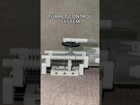 Turret Control System (Double Worm Gear Mechanism Application)