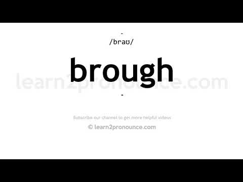 How to pronounce Brough | English pronunciation