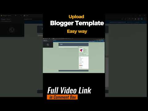 How to Customize Blogger Template 2023 🤑 - completely Step by Step by guide CreativeBari* #shorts
