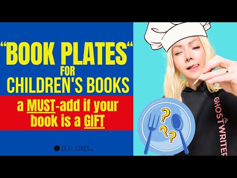 BOOK PLATES for Children's Books - a MUST add if your book is a GIFT | Eevi Jones