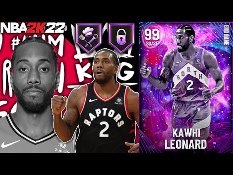 END GAME KAWHI LEONARD GAMEPLAY! DID 2K RUIN THIS CARD BY CHANGING HIS JUMP SHOT IN NBA 2K22 MyTEAM?