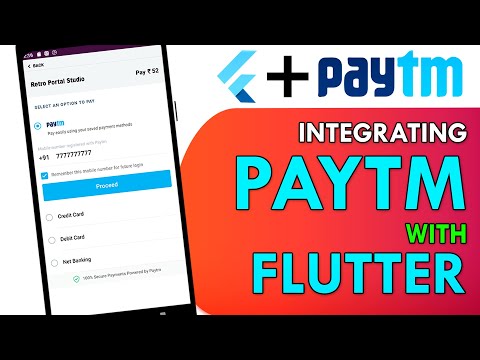 Adding PayTM Payment Gateway to Flutter App | Flutter Tutorial