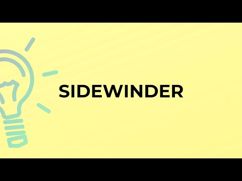 What is the meaning of the word SIDEWINDER?