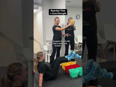 Reaction Time Exercise for Kids!! Also adds in core strengthening 🙌🏼 #reactiontime #corestrength