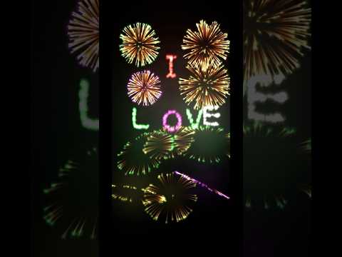 I Love M Fireworks show