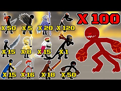 Can Griffon Take Down 100 Bombers, or Is It Impossible? ⚔️ STICK WAR SAGA HACK 💥 Stickx9999