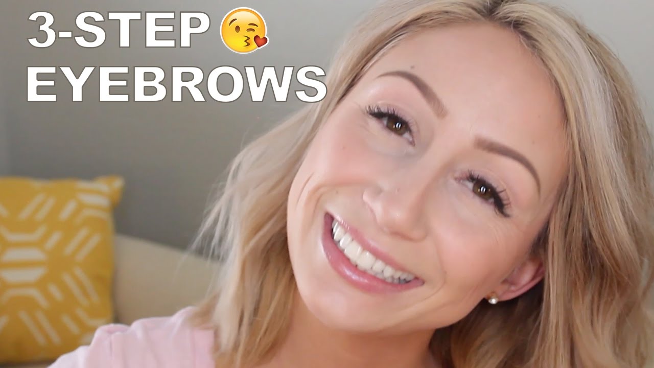 EASY 3-step Eyebrow Tutorial | Kimbra Lovgren