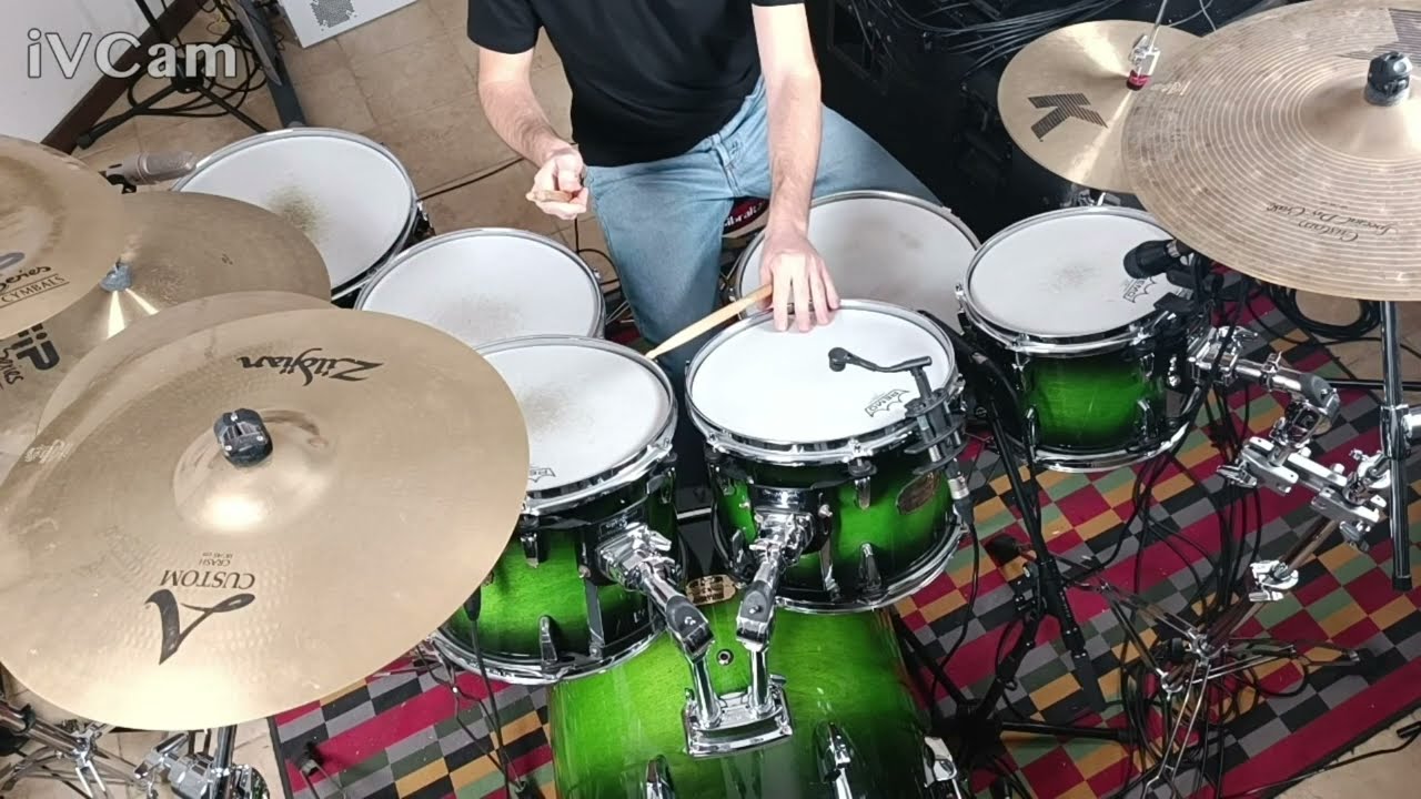 Pearl Session Custom SMX All Maple Shell sound demo
