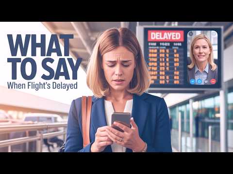 Flight Cancelled ✈️ What To Say to Avoid Airport Stress !
