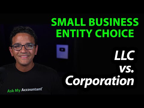 LLC vs Corporation - which is best for taxes?