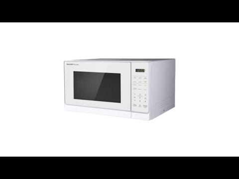 Sharp 0.7-cu ft 700-Watt Countertop Microwave (White)