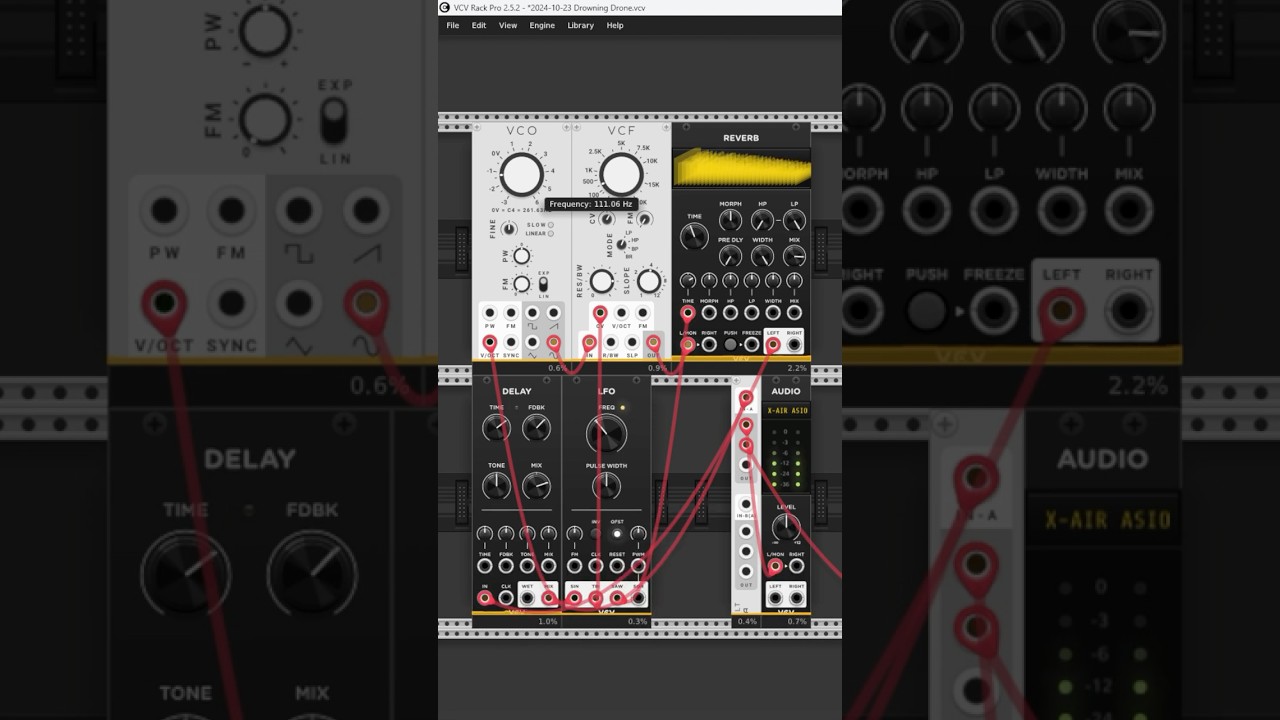 Create Drowning Drone In VCV Rack Pro