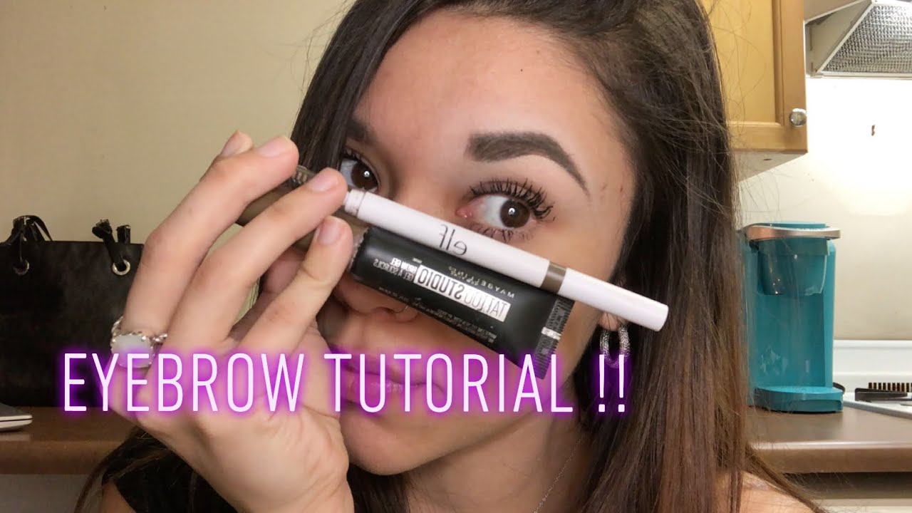E.L.F. COSMETICS EYEBROW TUTORIAL