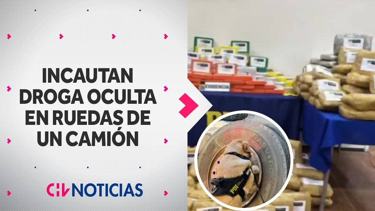 Incautan 350 kilos de droga oculta en ruedas de un camión: Narcotraficantes venían desde Bolivia