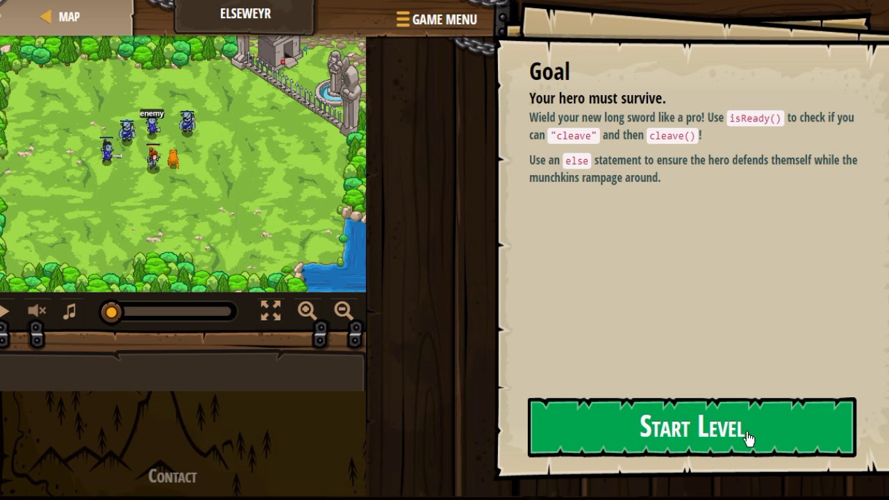 Code Combat. Python solution. Elsweyr