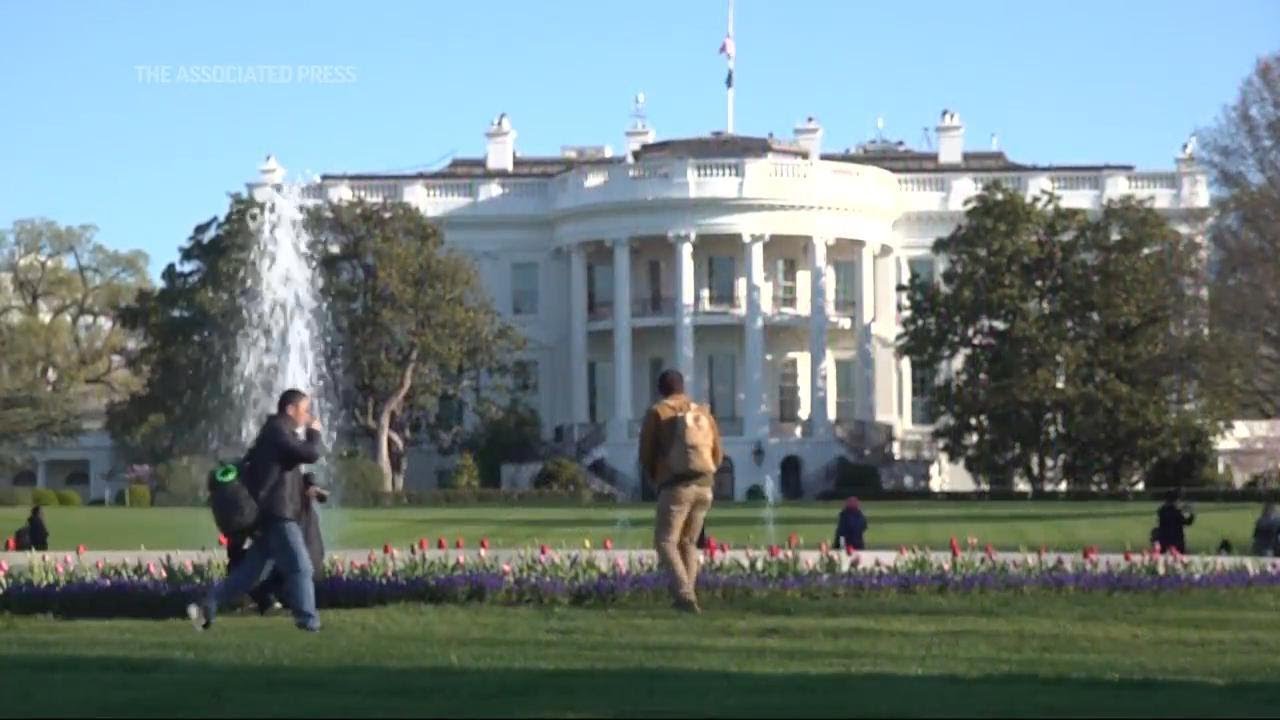 White House gardens show signs of Spring