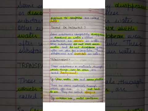 Class 6 Science NCERT Chapter 4 | Sorting Materials Into Groups | Hand Written Notes