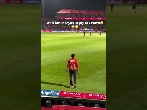 Shreyas Iyer SHUTS DOWN Heckler with EPIC Mic Drop Moment! #shreyasiyer #ipl2025 #pbks #dhramshala