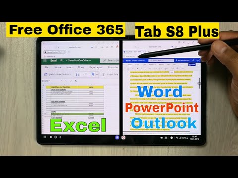 How to Get Microsoft Office 365 Free On Samsung Galaxy Tab S8 Plus - (Word, Excel, PowerPoint)