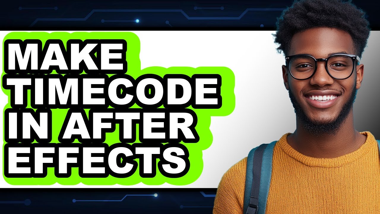 How to Make Timecode in After Effects (updated)