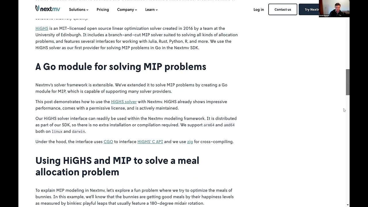 Solve an allocation problem with mixed integer programming (MIP) example