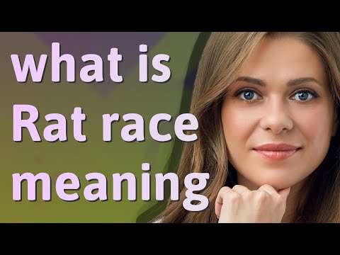 Rat race | meaning of Rat race