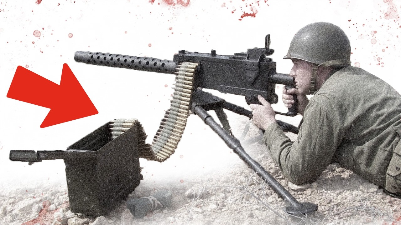 Neraka dari Senapan Mesin Browning M1919 Amerika