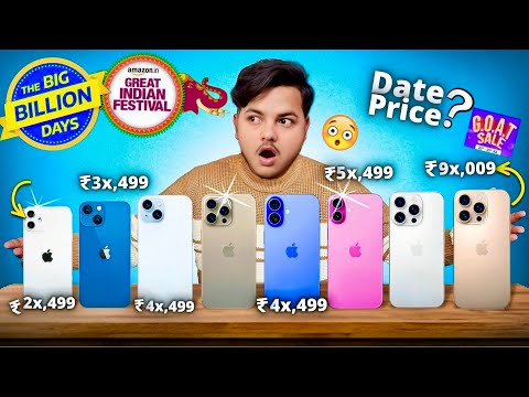 iPhones Price Drop Alert🔥: Big Billion Day Sale, GOAT & Great Indian Festival Day 2025 Full Details!