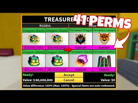 #4 Buying Every Permanent Fruits Only From Trading || Got Insane W Trades