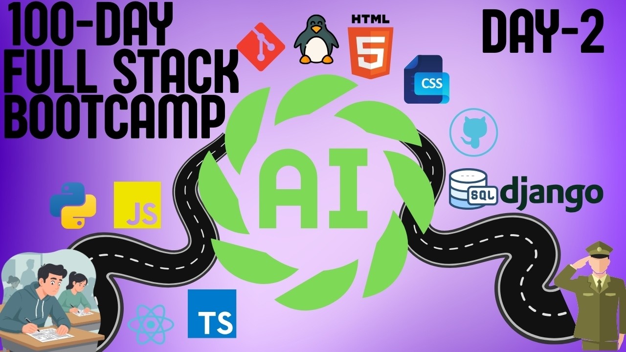 CHATGPT : 100-Day Full Stack Developer BOOTCAMP | Python, TypeScript, React, Git Linux - DAY 2 Loops