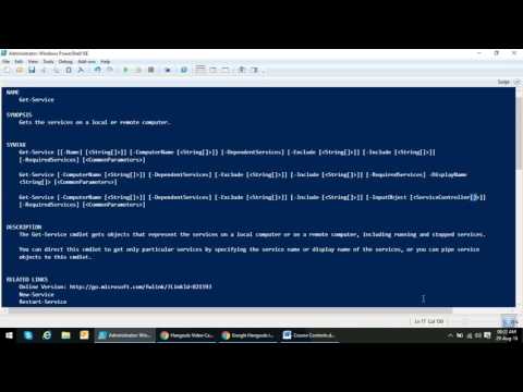 PowerShell Using the Help system