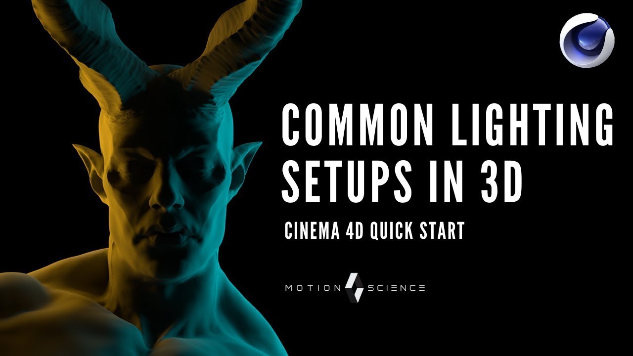 Cinema 4D Lighting Tutorial: Common 3D Lighting Setups for Beginners