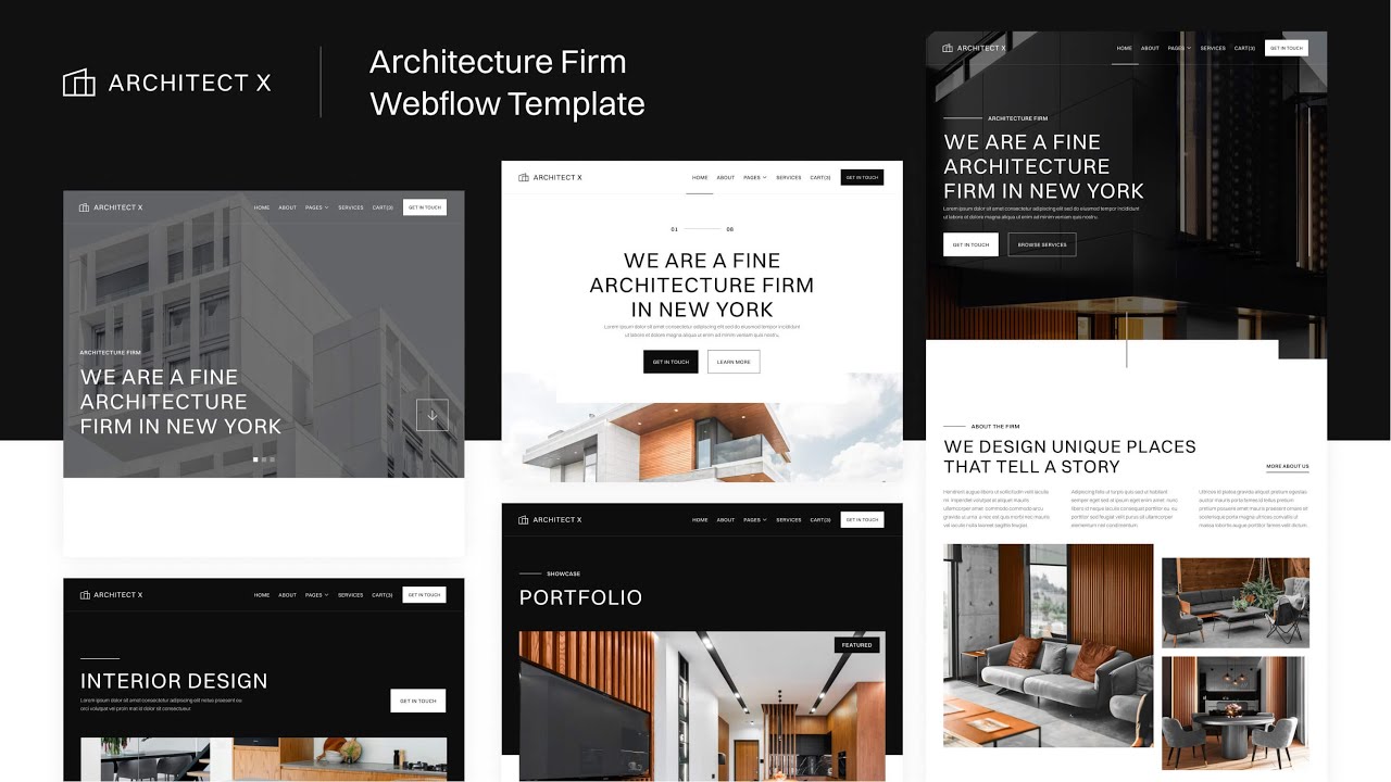 Architect X - Architecture Webflow Template | BRIX Templates