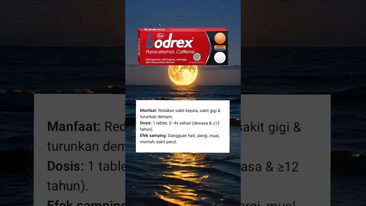 Bodrex Tablet#obat#like#subscribe