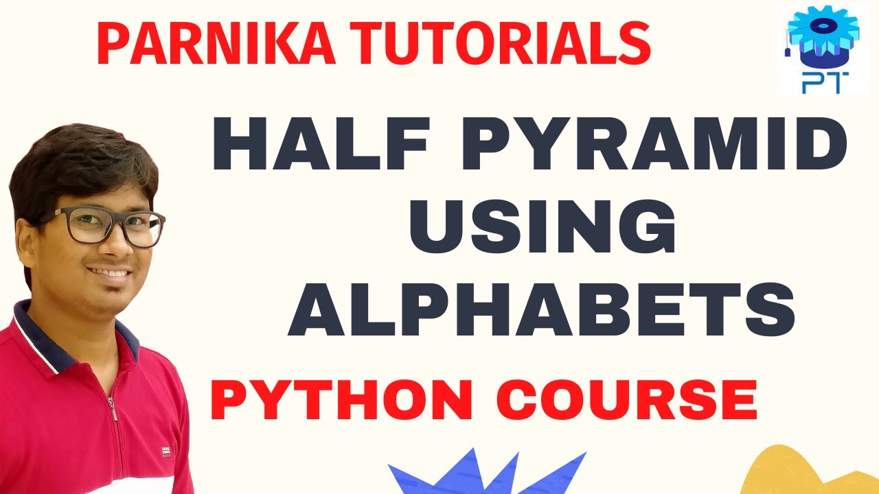 L 33: Python Program to Print Half Pyramid Using Alphabets | Python Full Course