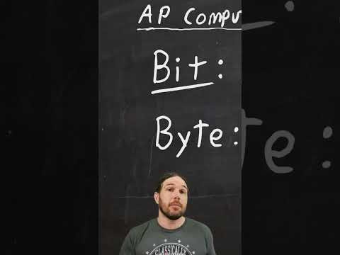 What is a "bit?" (AP Computer Science Principles)