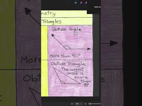 Obtuse Angle and Obtuse Triangle