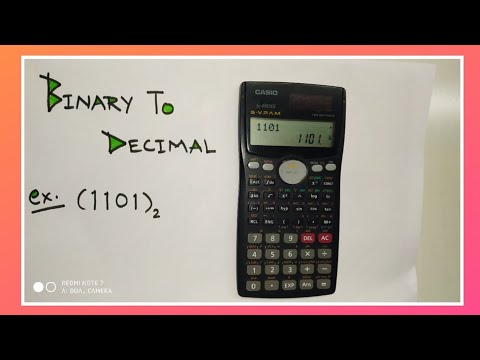 Binary To Decimal Conversion Using Calculator {fx-991MS}