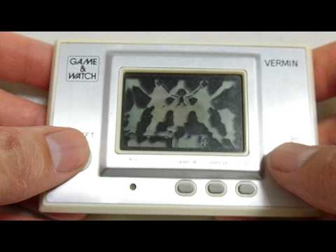 12224 Nintendo Game & Watch Vermin MT-03 1980