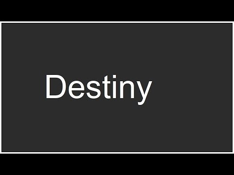 How to Pronounce Destiny | Common Word Mispronunciation