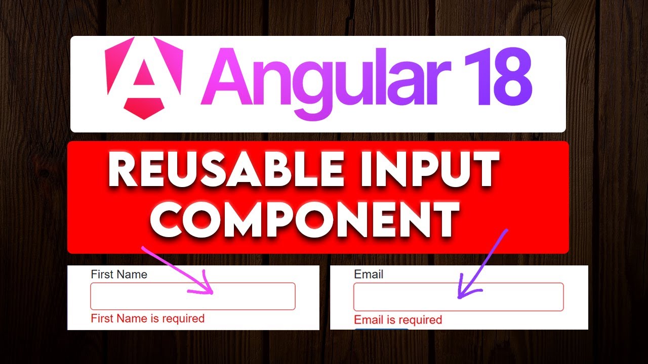 Angular Reusable input components with Form Validation